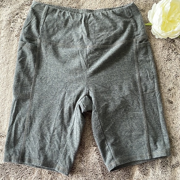 RBX | Shorts | Rbx Gray Biker Shorts With Pockets | Poshmark